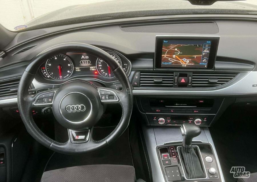 Black Audi A6 2014 in Kaunas, with an engine capacity of 3.00 L and mileage of 177 thousand km for 12900 €, photo 20 on AUTOMOTO.COM.LV