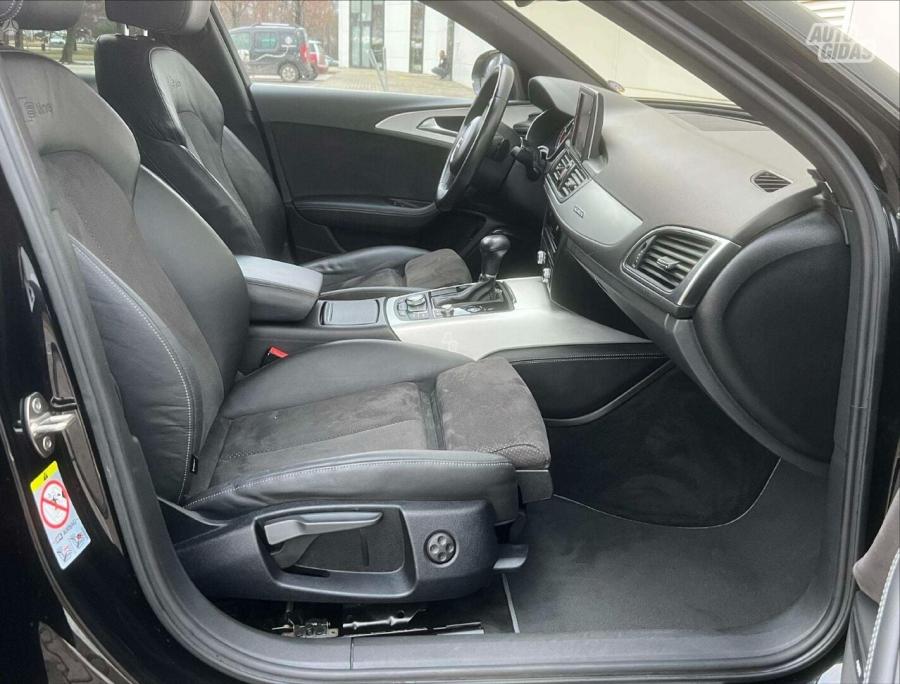 Black Audi A6 2014 in Kaunas, with an engine capacity of 3.00 L and mileage of 177 thousand km for 12900 €, photo 22 on AUTOMOTO.COM.LV