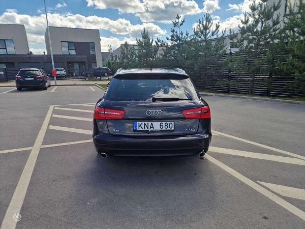 Black Audi A6 2014 in Vilnius, with an engine capacity of 2.97 L and mileage of 284 thousand km for 9400 €, photo 4 on AUTOMOTO.COM.LV