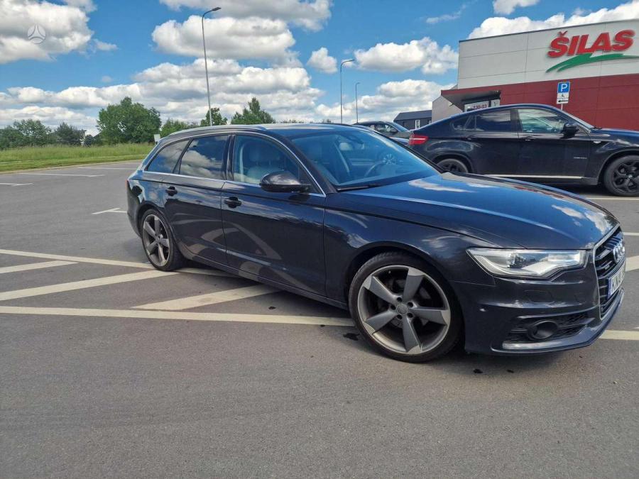 Melns Audi A6 2014 Viļņa, ar dzinēja tilpumu 2.97 L un nobraukumu 284 tūkst. km par 9400 €, foto 7 vietnē AUTOMOTO.COM.LV