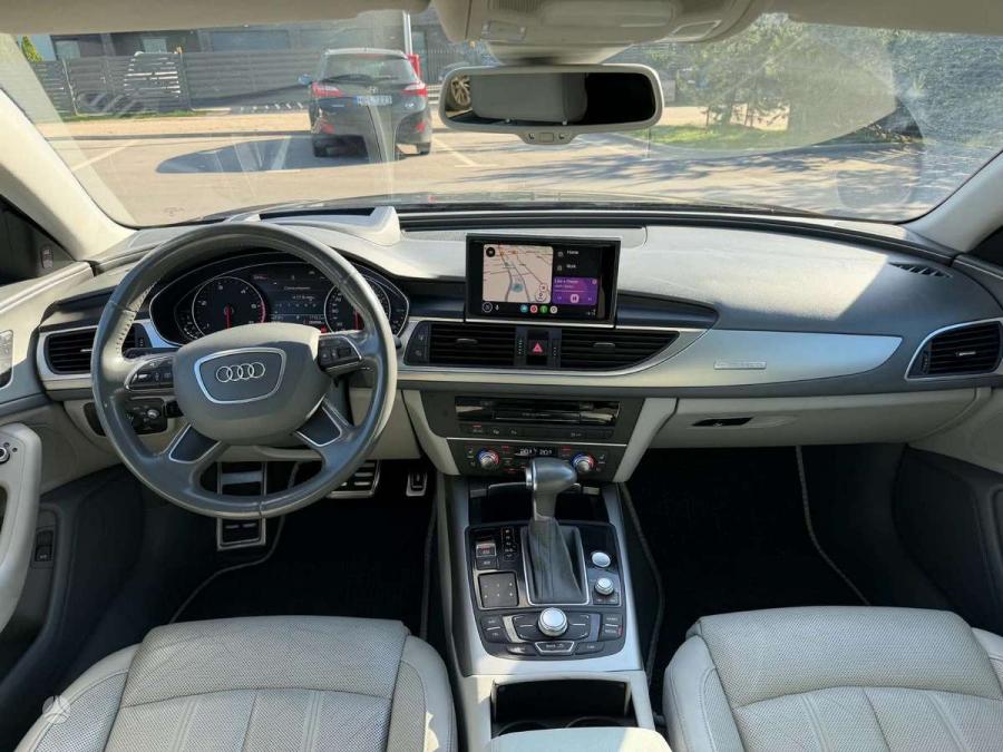 Melns Audi A6 2014 Viļņa, ar dzinēja tilpumu 2.97 L un nobraukumu 284 tūkst. km par 9400 €, foto 14 vietnē AUTOMOTO.COM.LV
