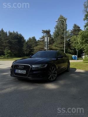 Черный Ауди А6 2014 в Юрмала, объемом двигателя 3.00 л и пробегом 300 тыс. км за 13750 €, фото  на AUTOMOTO.COM.LV
