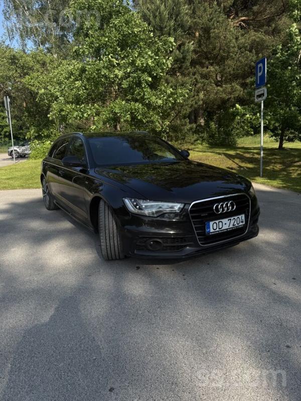 Black Audi A6 2014 in Jurmala, with an engine capacity of 3.00 L and mileage of 300 thousand km for 13750 €, photo 2 on AUTOMOTO.COM.LV