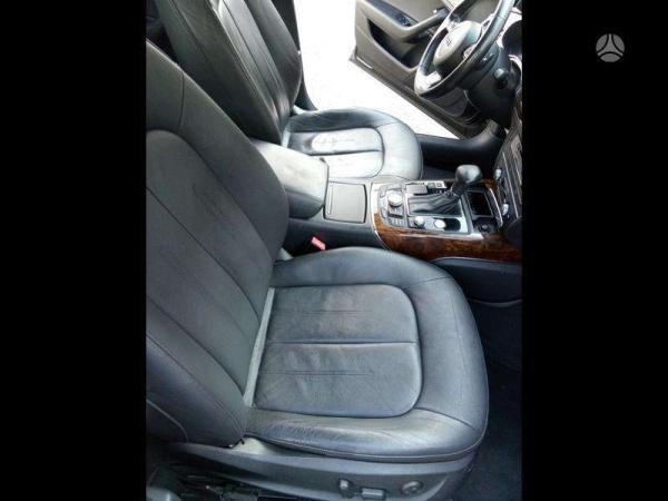 Black Audi A6 2014 in Utena, with an engine capacity of 2.97 L and mileage of 346 thousand km for 8900 €, photo 9 on AUTOMOTO.COM.LV