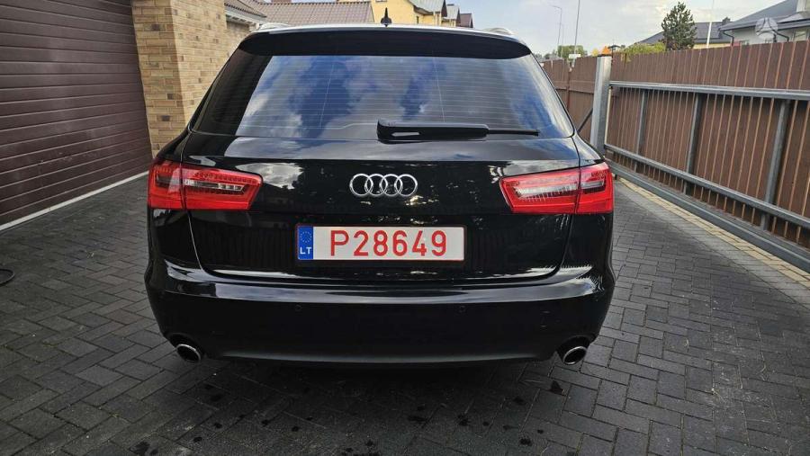 Black Audi A6 2014 in Panevezys, with an engine capacity of 2.97 L and mileage of 327 thousand km for 10999 €, photo 7 on AUTOMOTO.COM.LV