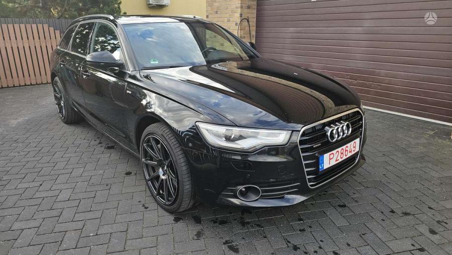 Black Audi A6 2014 in Panevezys, with an engine capacity of 2.97 L and mileage of 327 thousand km for 10999 €, photo 9 on AUTOMOTO.COM.LV