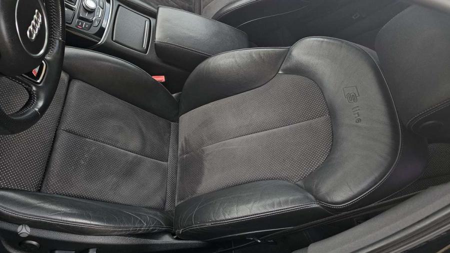 Black Audi A6 2014 in Panevezys, with an engine capacity of 2.97 L and mileage of 327 thousand km for 10999 €, photo 14 on AUTOMOTO.COM.LV