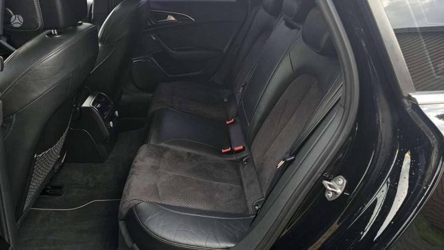 Black Audi A6 2014 in Panevezys, with an engine capacity of 2.97 L and mileage of 327 thousand km for 10999 €, photo 16 on AUTOMOTO.COM.LV