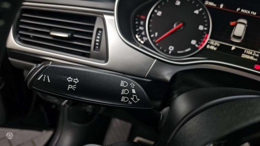 Black Audi A6 2014 in Panevezys, with an engine capacity of 2.97 L and mileage of 327 thousand km for 10999 €, photo 22 on AUTOMOTO.COM.LV