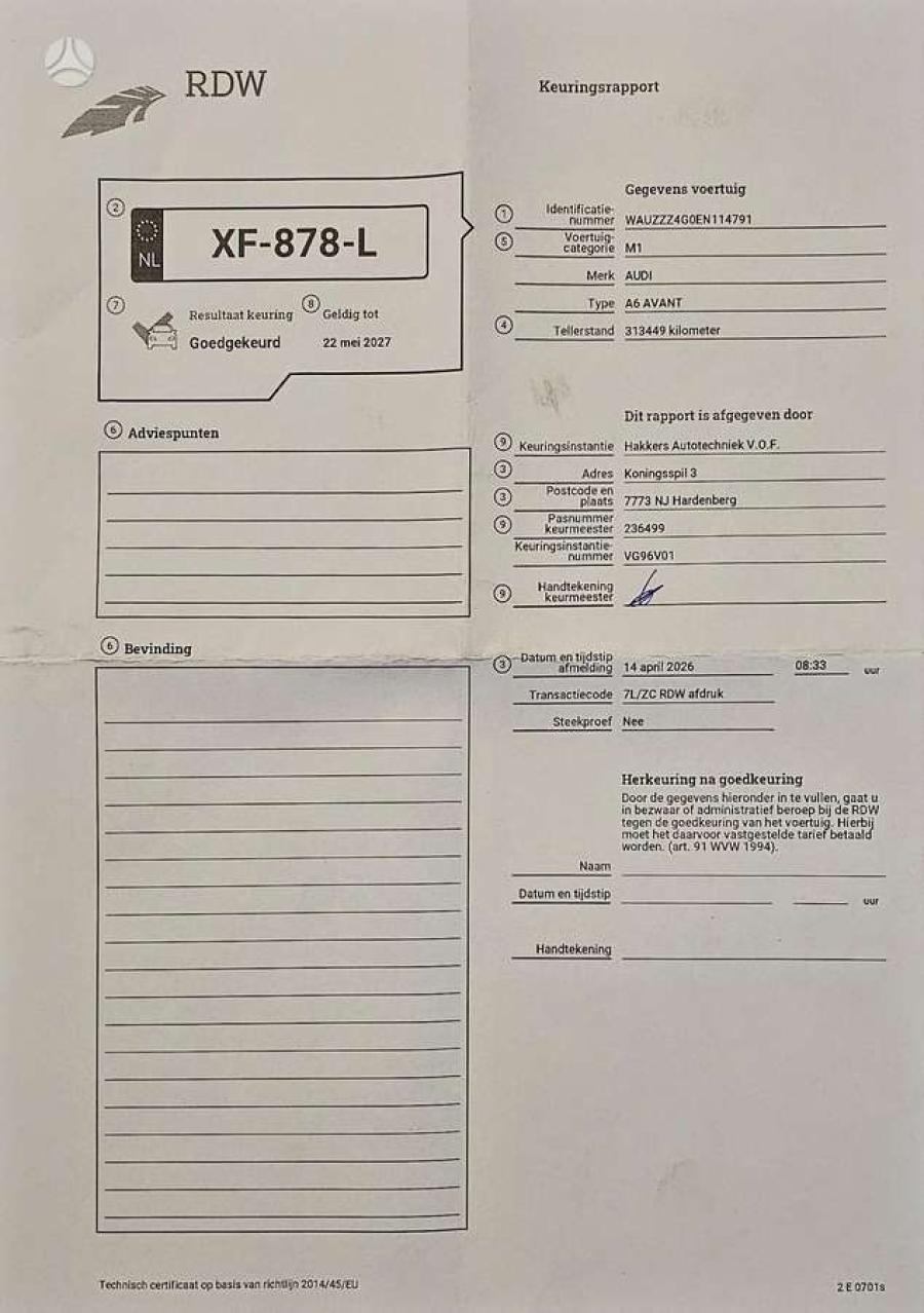 Black Audi A6 2014 in Panevezys, with an engine capacity of 2.97 L and mileage of 327 thousand km for 10999 €, photo 30 on AUTOMOTO.COM.LV