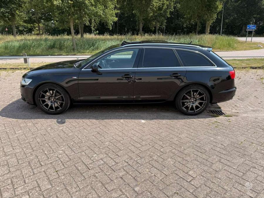 Black Audi A6 2014 in Panevezys, with an engine capacity of 2.97 L and mileage of 327 thousand km for 10999 €, photo 41 on AUTOMOTO.COM.LV