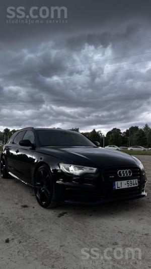 Black Audi A6 2014 in Riga, with an engine capacity of 3.00 L and mileage of 334 thousand km for 12200 €, photo  on AUTOMOTO.COM.LV