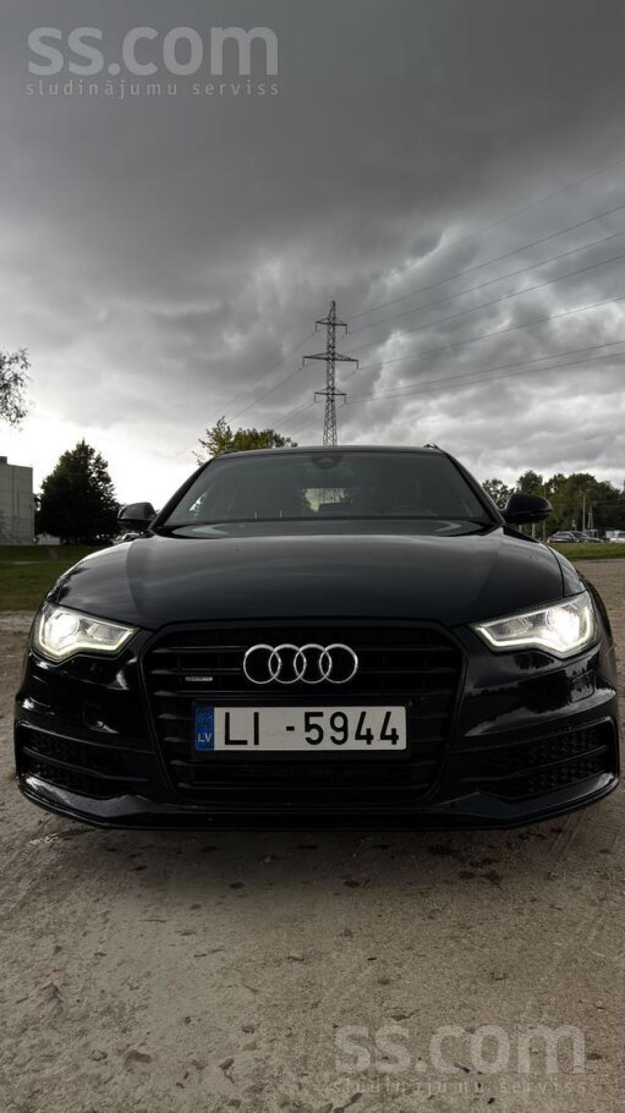 Black Audi A6 2014 in Riga, with an engine capacity of 3.00 L and mileage of 334 thousand km for 12200 €, photo 3 on AUTOMOTO.COM.LV