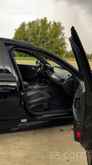Black Audi A6 2014 in Riga, with an engine capacity of 3.00 L and mileage of 334 thousand km for 12200 €, photo 17 on AUTOMOTO.COM.LV