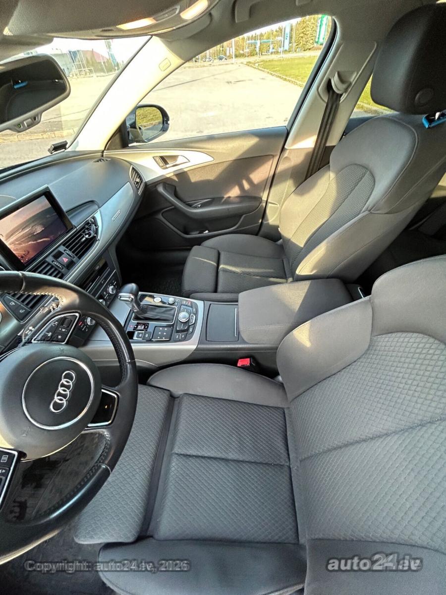 Black Audi A6 2014 in Tallinn, with an engine capacity of 3.00 L and mileage of 267 thousand km for 9500 €, photo 9 on AUTOMOTO.COM.LV