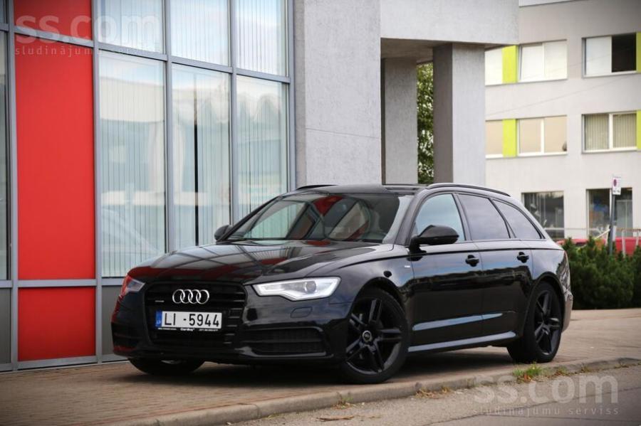 Melns Audi A6 2014 Rīga, ar dzinēja tilpumu 3.00 L un nobraukumu 335 tūkst. km par 12495 €, foto 1 vietnē AUTOMOTO.COM.LV