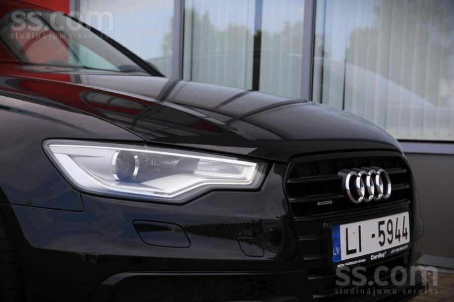Melns Audi A6 2014 Rīga, ar dzinēja tilpumu 3.00 L un nobraukumu 335 tūkst. km par 12495 €, foto 9 vietnē AUTOMOTO.COM.LV
