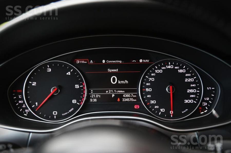 Melns Audi A6 2014 Rīga, ar dzinēja tilpumu 3.00 L un nobraukumu 335 tūkst. km par 12495 €, foto 10 vietnē AUTOMOTO.COM.LV