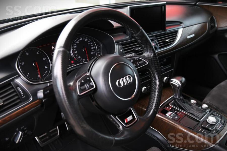 Melns Audi A6 2014 Rīga, ar dzinēja tilpumu 3.00 L un nobraukumu 335 tūkst. km par 12495 €, foto 12 vietnē AUTOMOTO.COM.LV