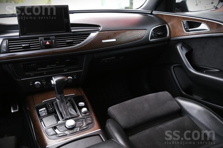 Melns Audi A6 2014 Rīga, ar dzinēja tilpumu 3.00 L un nobraukumu 335 tūkst. km par 12495 €, foto 13 vietnē AUTOMOTO.COM.LV