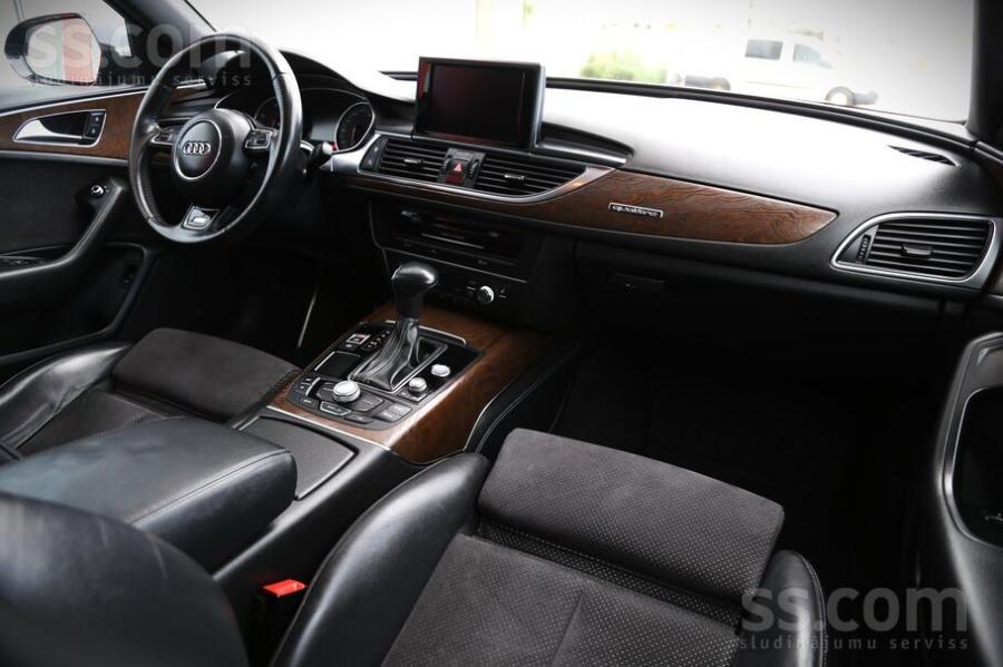 Melns Audi A6 2014 Rīga, ar dzinēja tilpumu 3.00 L un nobraukumu 335 tūkst. km par 12495 €, foto 15 vietnē AUTOMOTO.COM.LV