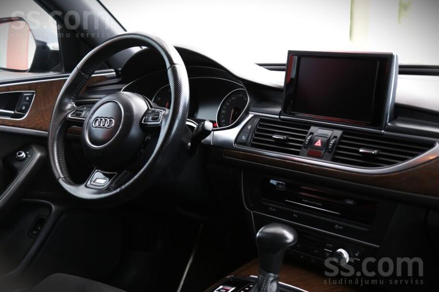 Melns Audi A6 2014 Rīga, ar dzinēja tilpumu 3.00 L un nobraukumu 335 tūkst. km par 12495 €, foto 16 vietnē AUTOMOTO.COM.LV