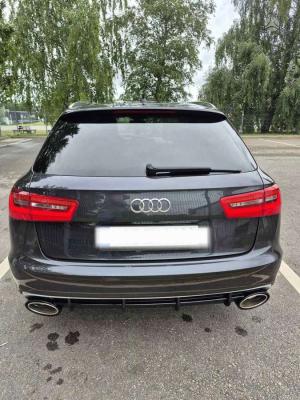 Black Audi A6 2014 in Raseiniai, with an engine capacity of 2.97 L and mileage of 274 thousand km for 12500 €, photo 6 on AUTOMOTO.COM.LV
