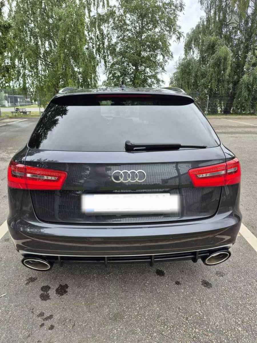 Black Audi A6 2014 in Raseiniai, with an engine capacity of 2.97 L and mileage of 274 thousand km for 12500 €, photo 6 on AUTOMOTO.COM.LV