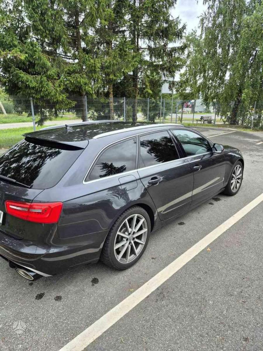 Black Audi A6 2014 in Raseiniai, with an engine capacity of 2.97 L and mileage of 274 thousand km for 12500 €, photo 7 on AUTOMOTO.COM.LV