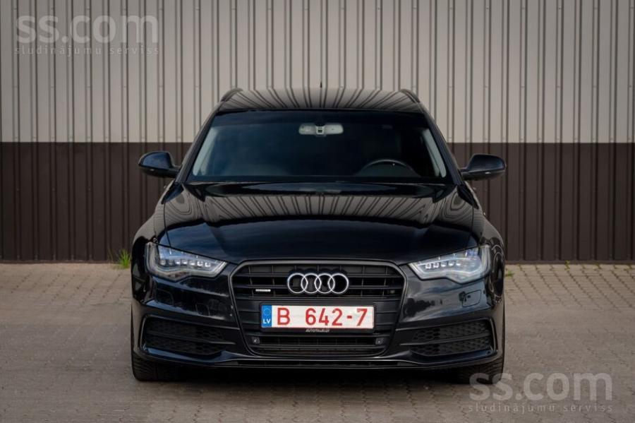 Black Audi A6 2014 in Talsi, with an engine capacity of 3.00 L and mileage of 261 thousand km for 12950 €, photo 3 on AUTOMOTO.COM.LV