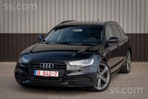 Black Audi A6 2014 in Talsi, with an engine capacity of 3.00 L and mileage of 261 thousand km for 12950 €, photo 4 on AUTOMOTO.COM.LV