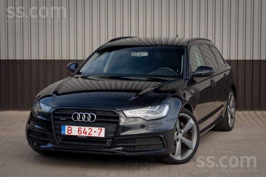Black Audi A6 2014 in Talsi, with an engine capacity of 3.00 L and mileage of 261 thousand km for 12950 €, photo 4 on AUTOMOTO.COM.LV