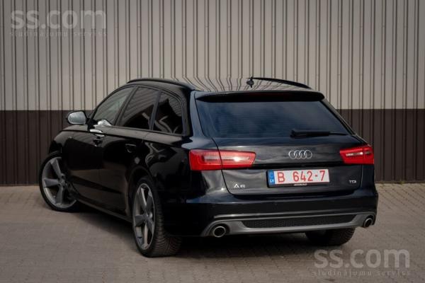 Black Audi A6 2014 in Talsi, with an engine capacity of 3.00 L and mileage of 261 thousand km for 12950 €, photo 5 on AUTOMOTO.COM.LV