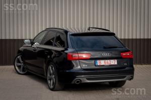 Black Audi A6 2014 in Talsi, with an engine capacity of 3.00 L and mileage of 261 thousand km for 12950 €, photo 5 on AUTOMOTO.COM.LV