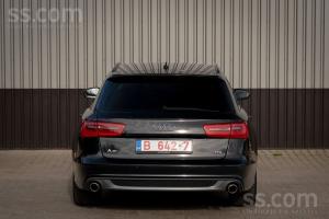 Black Audi A6 2014 in Talsi, with an engine capacity of 3.00 L and mileage of 261 thousand km for 12950 €, photo 6 on AUTOMOTO.COM.LV