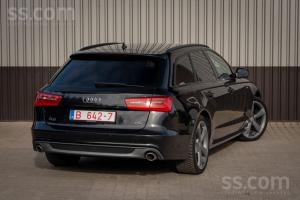 Black Audi A6 2014 in Talsi, with an engine capacity of 3.00 L and mileage of 261 thousand km for 12950 €, photo 8 on AUTOMOTO.COM.LV