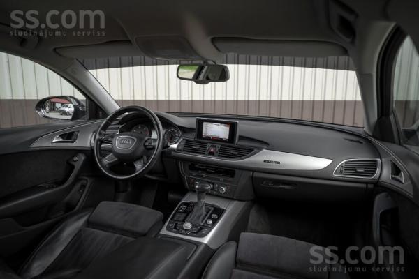 Black Audi A6 2014 in Talsi, with an engine capacity of 3.00 L and mileage of 261 thousand km for 12950 €, photo 9 on AUTOMOTO.COM.LV