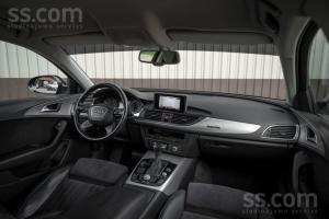 Black Audi A6 2014 in Talsi, with an engine capacity of 3.00 L and mileage of 261 thousand km for 12950 €, photo 9 on AUTOMOTO.COM.LV