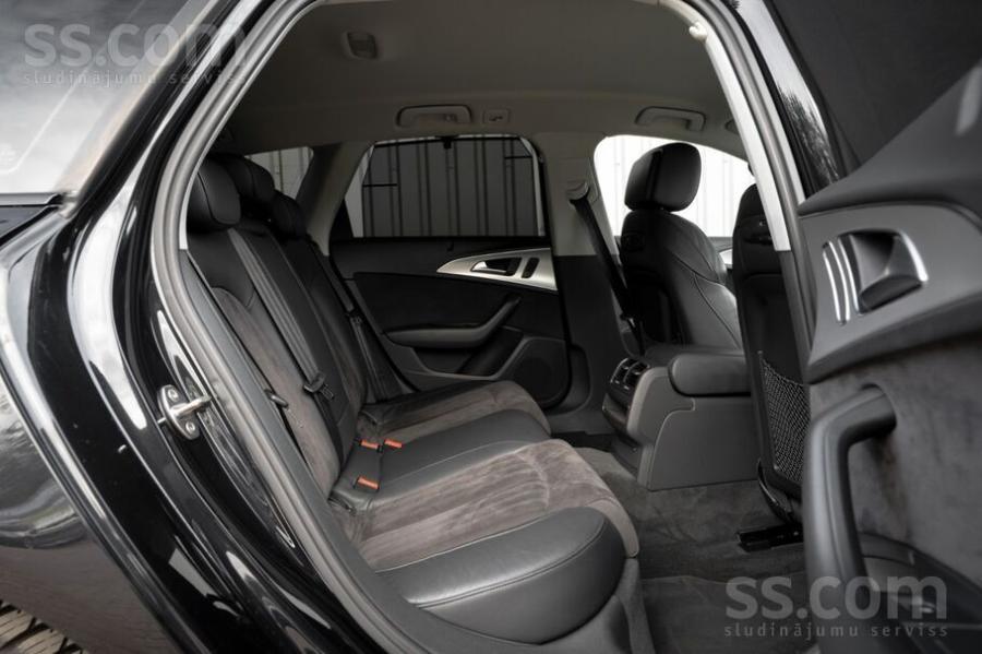 Black Audi A6 2014 in Talsi, with an engine capacity of 3.00 L and mileage of 261 thousand km for 12950 €, photo 12 on AUTOMOTO.COM.LV