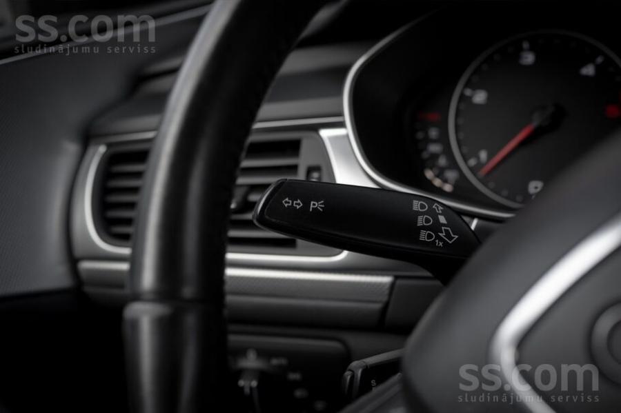 Black Audi A6 2014 in Talsi, with an engine capacity of 3.00 L and mileage of 261 thousand km for 12950 €, photo 17 on AUTOMOTO.COM.LV