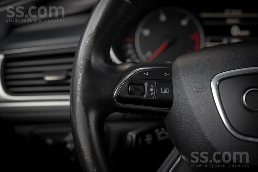 Black Audi A6 2014 in Talsi, with an engine capacity of 3.00 L and mileage of 261 thousand km for 12950 €, photo 19 on AUTOMOTO.COM.LV