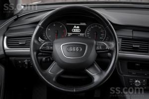Black Audi A6 2014 in Talsi, with an engine capacity of 3.00 L and mileage of 261 thousand km for 12950 €, photo 20 on AUTOMOTO.COM.LV