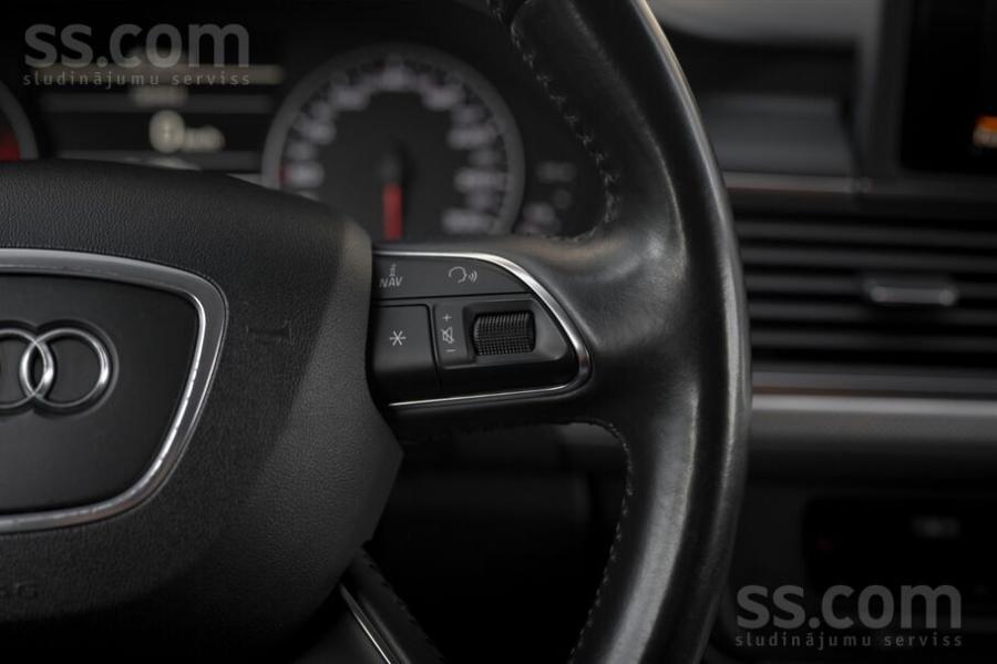 Black Audi A6 2014 in Talsi, with an engine capacity of 3.00 L and mileage of 261 thousand km for 12950 €, photo 21 on AUTOMOTO.COM.LV