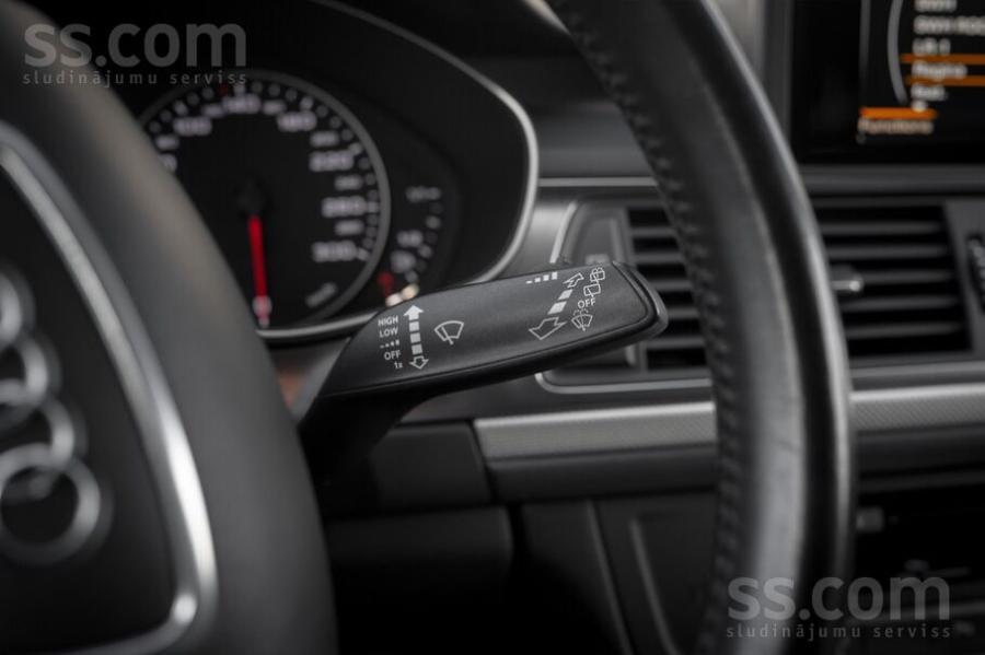 Black Audi A6 2014 in Talsi, with an engine capacity of 3.00 L and mileage of 261 thousand km for 12950 €, photo 22 on AUTOMOTO.COM.LV