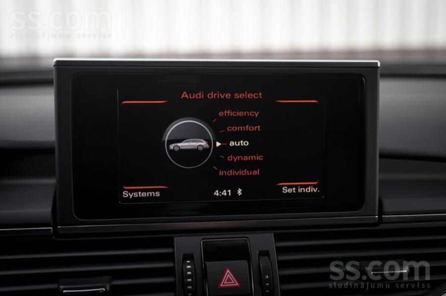 Black Audi A6 2014 in Talsi, with an engine capacity of 3.00 L and mileage of 261 thousand km for 12950 €, photo 24 on AUTOMOTO.COM.LV