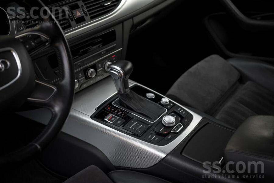 Black Audi A6 2014 in Talsi, with an engine capacity of 3.00 L and mileage of 261 thousand km for 12950 €, photo 29 on AUTOMOTO.COM.LV