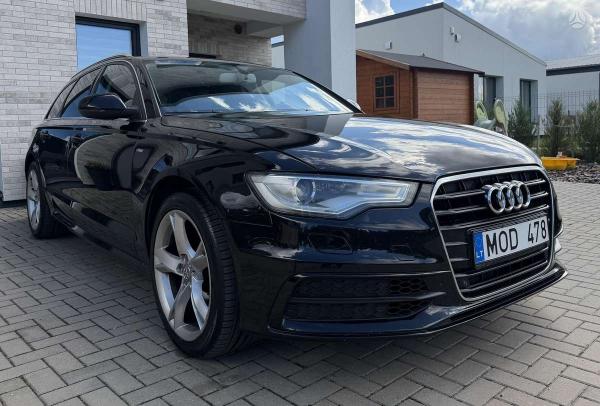 Black Audi A6 2014 in Vilnius, with an engine capacity of 1.97 L and mileage of 365 thousand km for 6900 €, photo 4 on AUTOMOTO.COM.LV