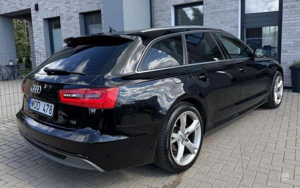 Black Audi A6 2014 in Vilnius, with an engine capacity of 1.97 L and mileage of 365 thousand km for 6900 €, photo 7 on AUTOMOTO.COM.LV