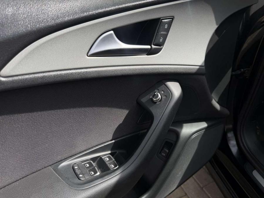 Black Audi A6 2014 in Vilnius, with an engine capacity of 1.97 L and mileage of 365 thousand km for 6900 €, photo 12 on AUTOMOTO.COM.LV