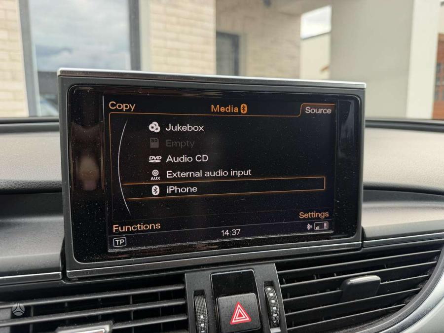 Black Audi A6 2014 in Vilnius, with an engine capacity of 1.97 L and mileage of 365 thousand km for 6900 €, photo 20 on AUTOMOTO.COM.LV